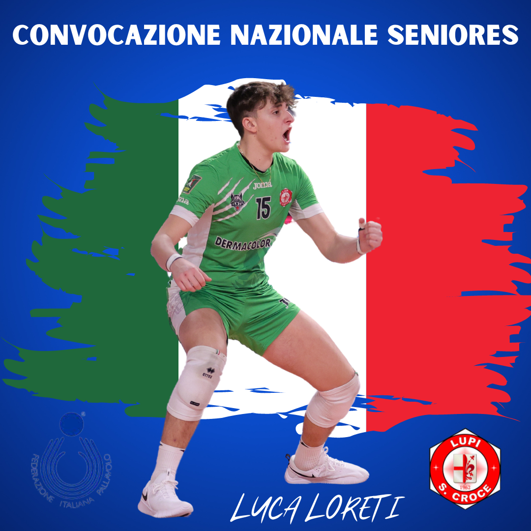 Luca Loreti with italian national team | Lega Pallavolo Serie A