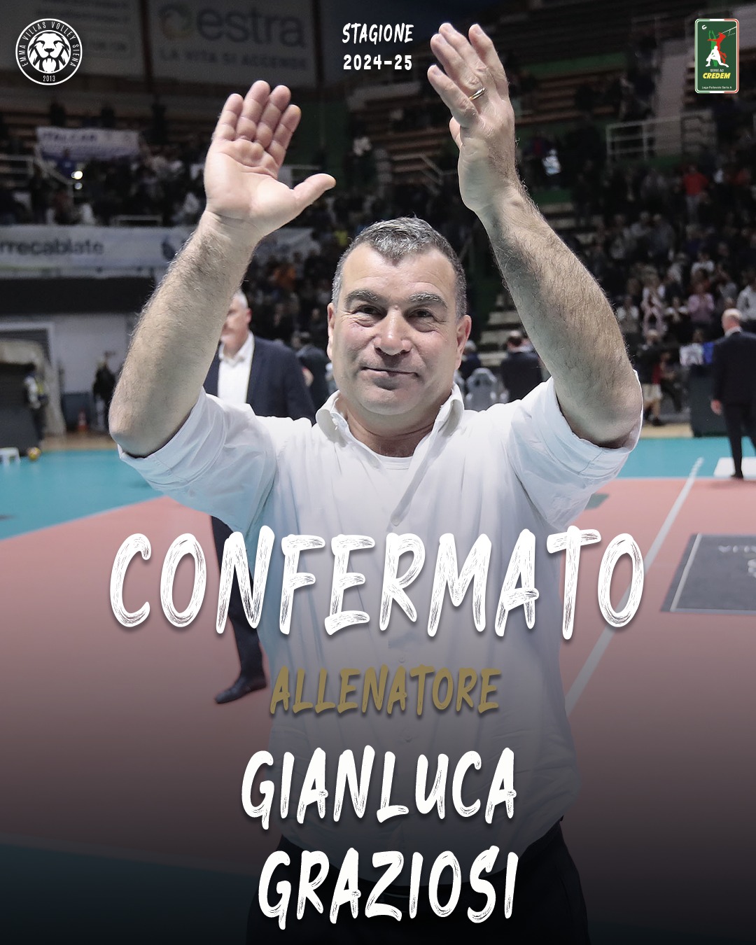 Coach Gianluca Graziosi ancora alla guida della Emma Villas Siena ...